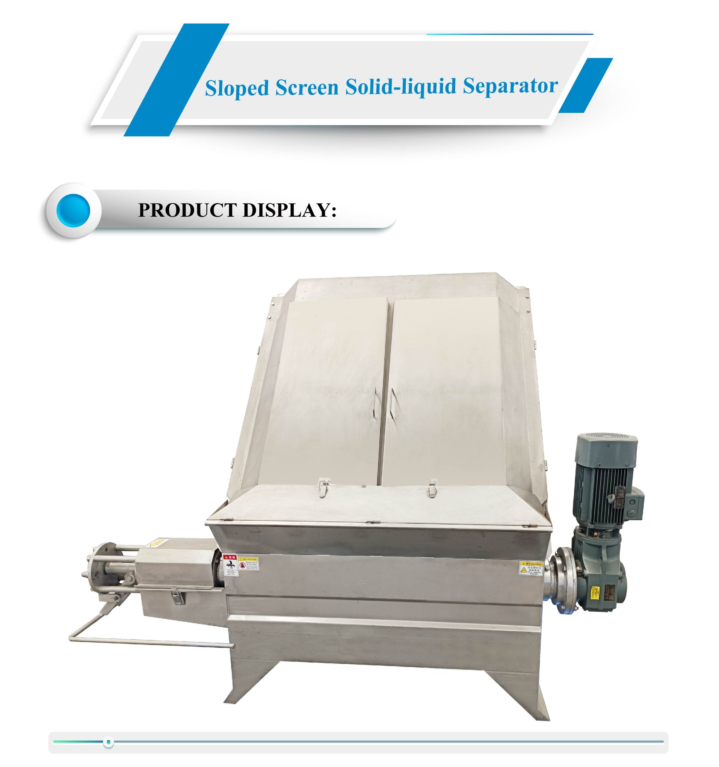 Sloped Screen Solid-liquid Separator - Dissolved air flotation,Sewage ...