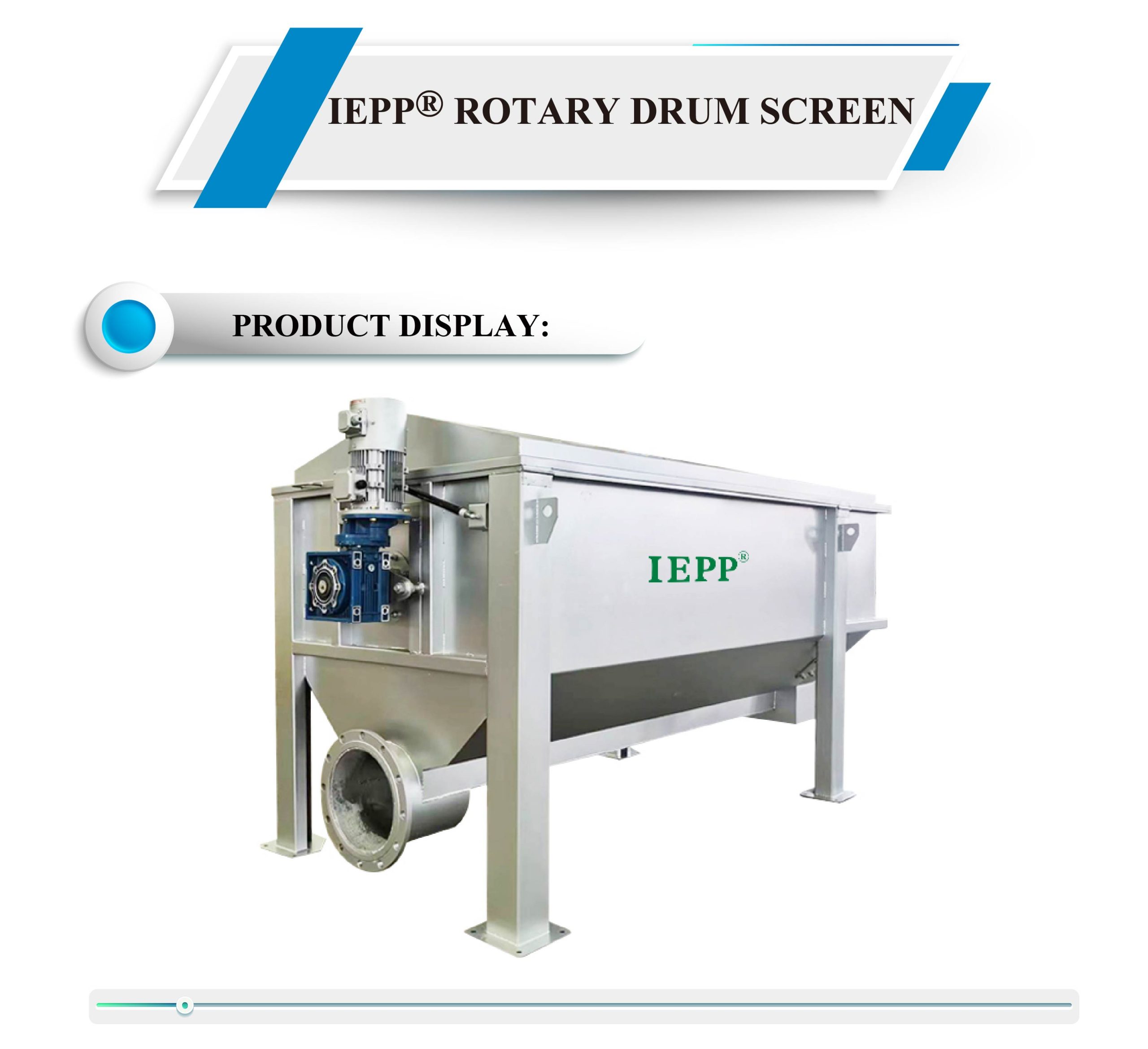 Rotary Drum Screen - Dissolved air flotation,Sewage treatment equipment ...