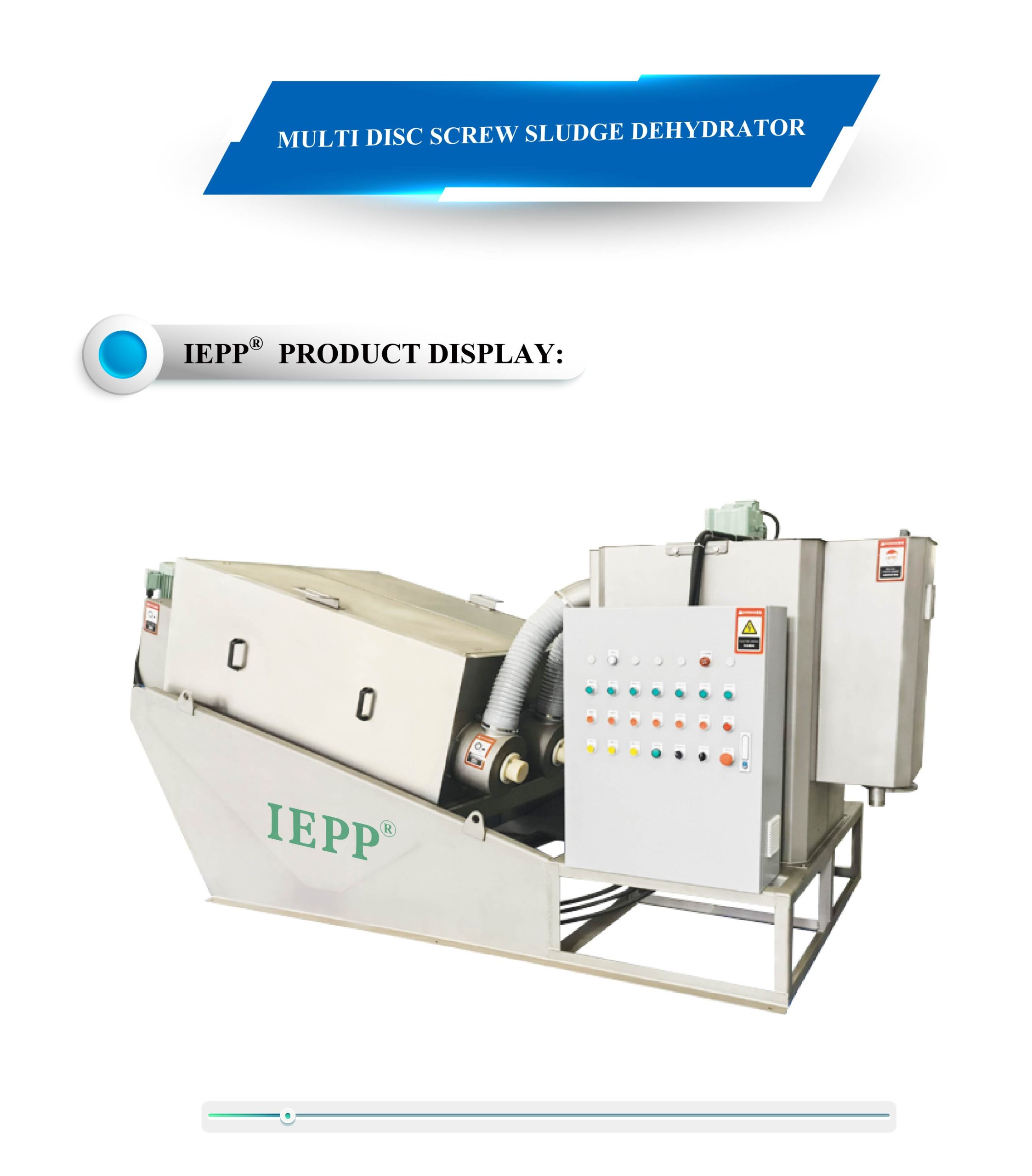 Multi-Disc Screw Sludge Dehydrator - Dissolved air flotation,Sewage ...