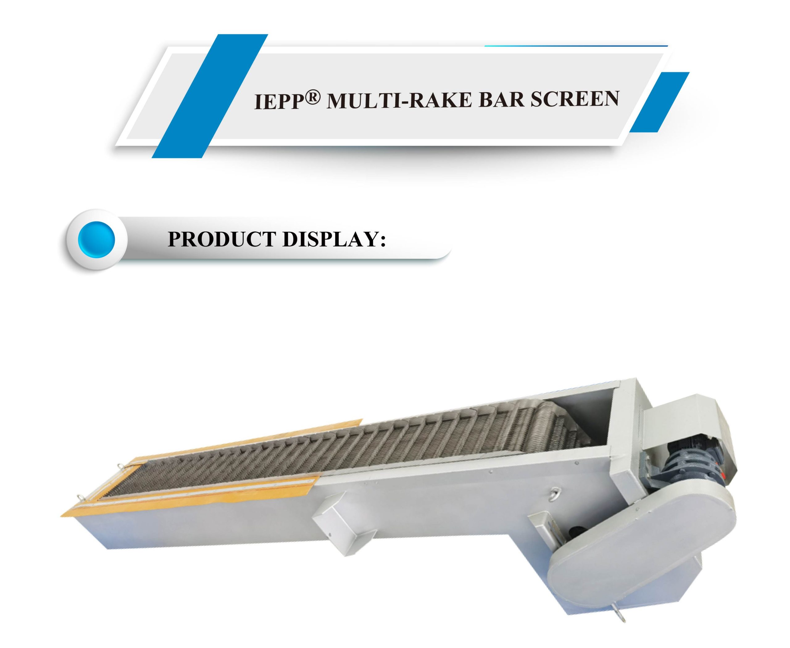Multi-Rake Bar Screen - Dissolved air flotation,Sewage treatment ...